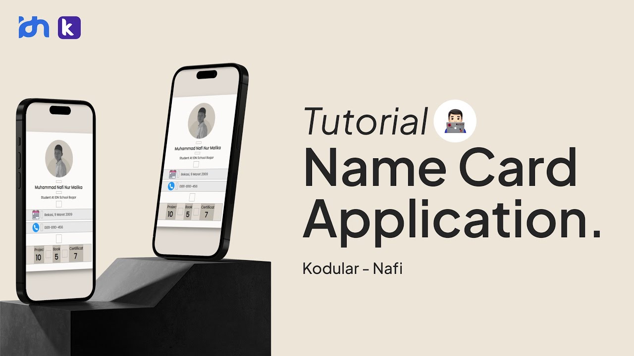 TUTORIAL + DEMO NAME CARD PROJECT - YouTube