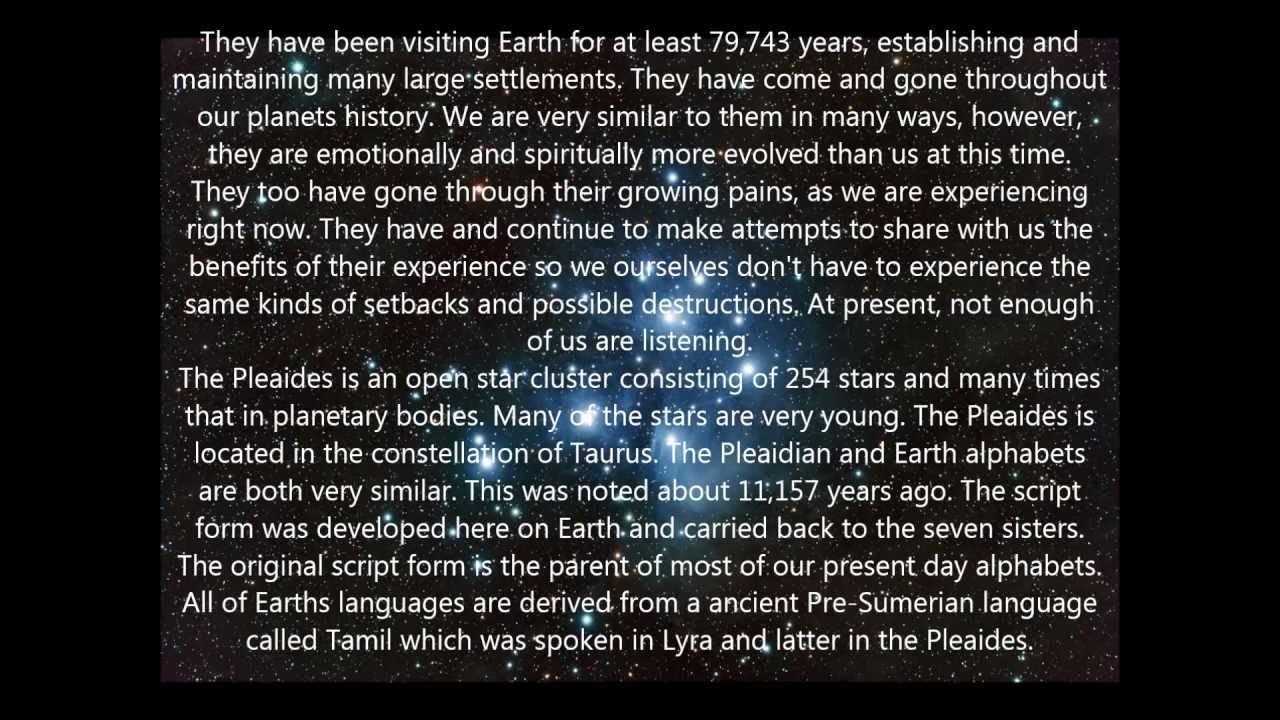 Pleiadians - Information From "Letters From Andromeda" - YouTube