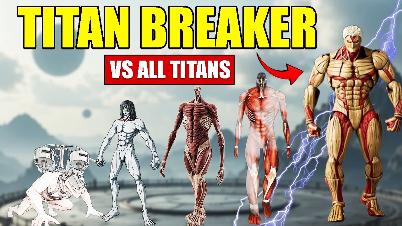 Armored Titan vs All Titans | 3D All Titans Monster Size Comparison ...