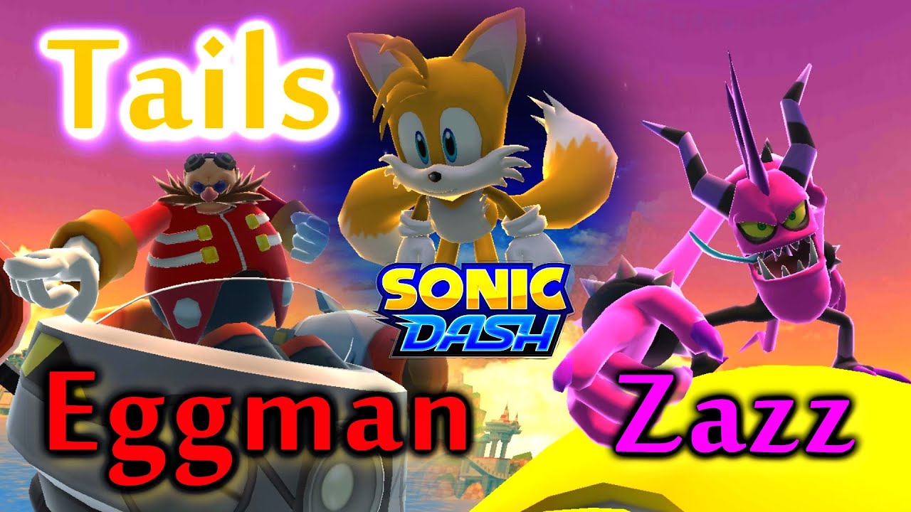 Sonic Dash (Day and Night update) - Tails VS Eggman VS Zazz [Widescreen ...