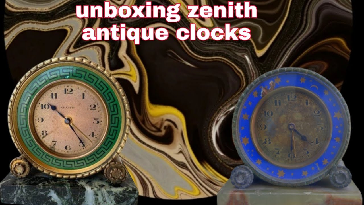 Unboxing antique zenith clock - YouTube