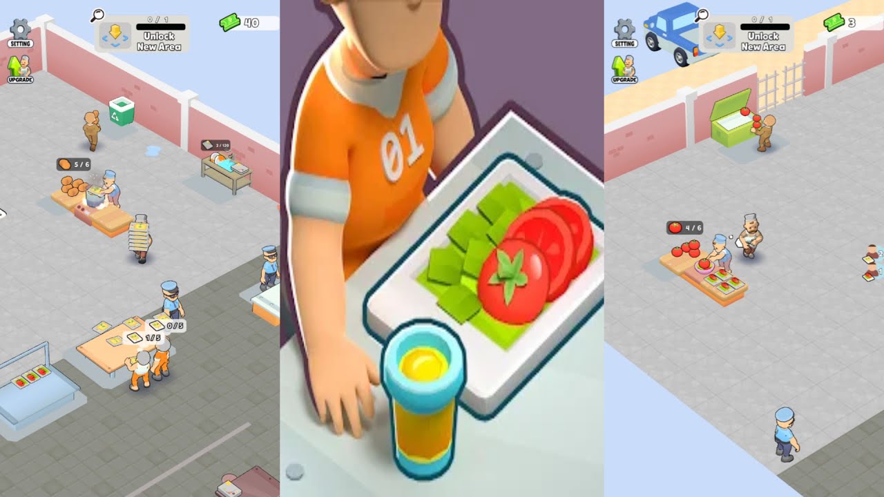 Prison Cafeteria Gameplay Mobile Game Walkthrough All Levels Android ...
