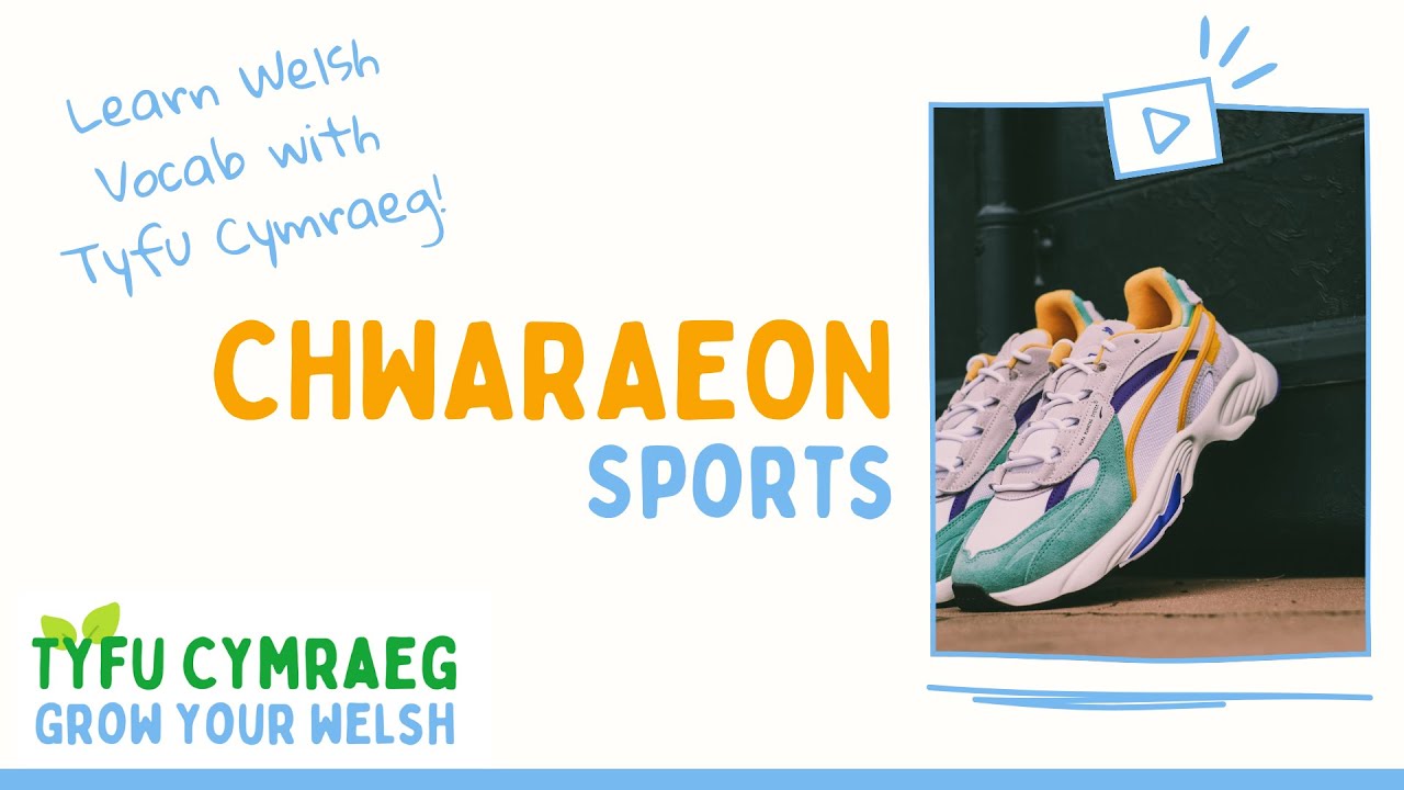 Chwaraeon - Sports Easy Welsh Pronunciation lesson - Dysgu Cymraeg ...