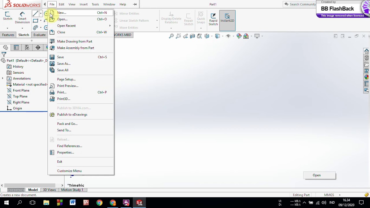 SOLIDWORK pengenalan tool pada Solidwork - YouTube
