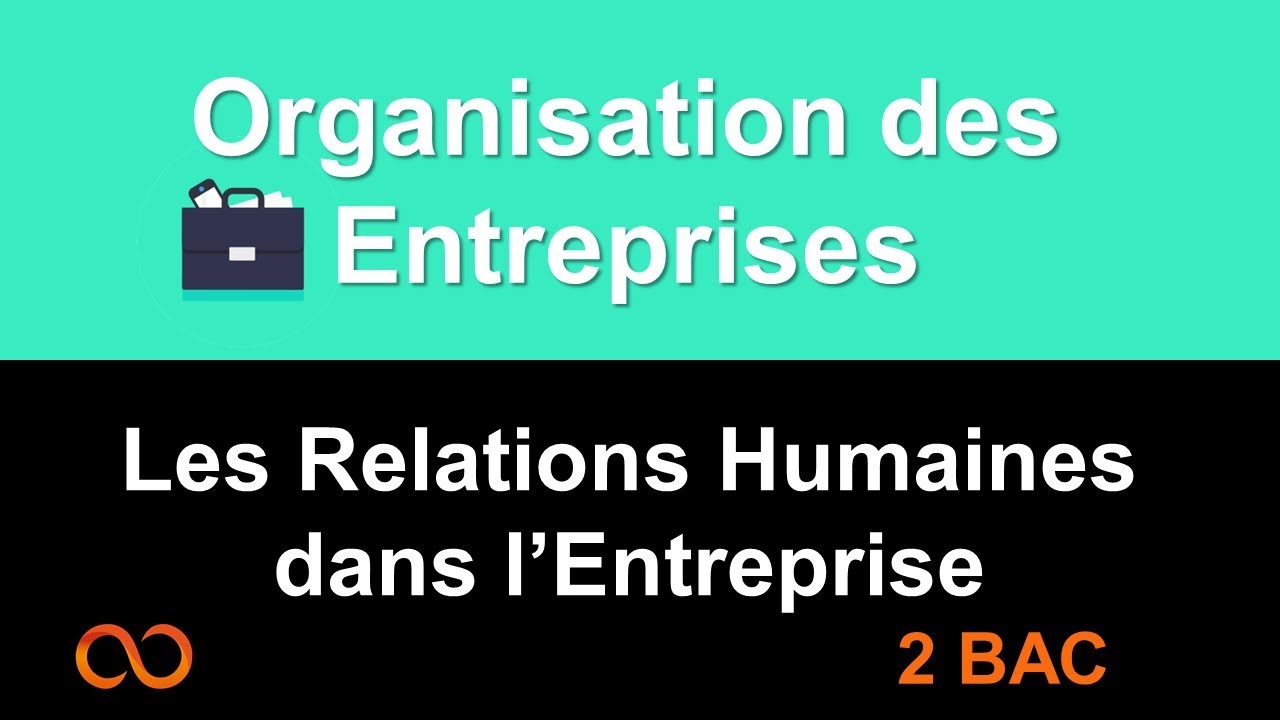 Organisation des entreprises 2 BAC | La GRH : Les Relations Humaines ...