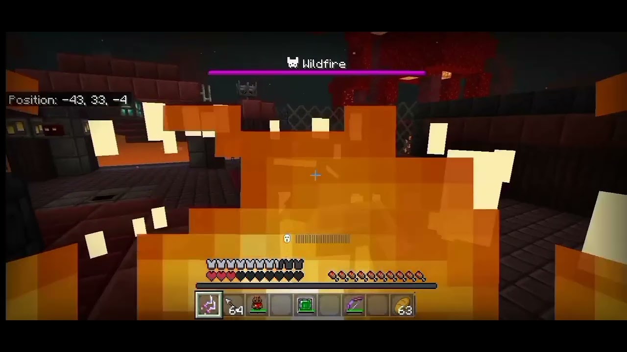 Minecraft Dungeons Addon } Wildfire Boss Fight - YouTube