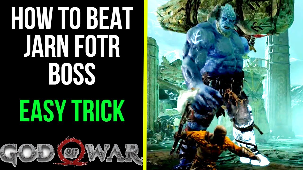 God of War - How to Beat Jarn Fotr / Jarn Fotr Boss Fight - YouTube