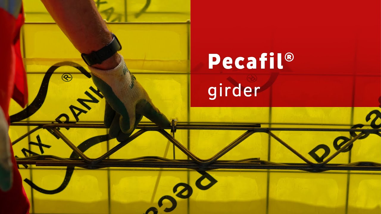 Pecafil® strip foundations stiffened with lattice girders - YouTube