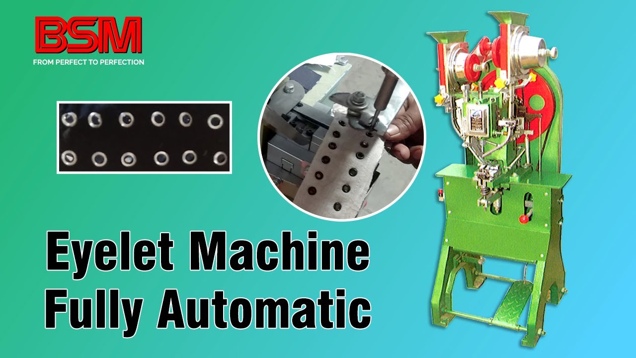 Double Channel Eyelet Machine | Double Channel Eyelet Punching Machine ...