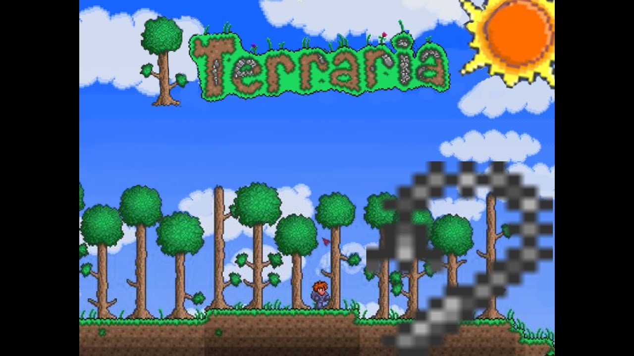 Terraria Episode 4 - Grappling Hook! - YouTube