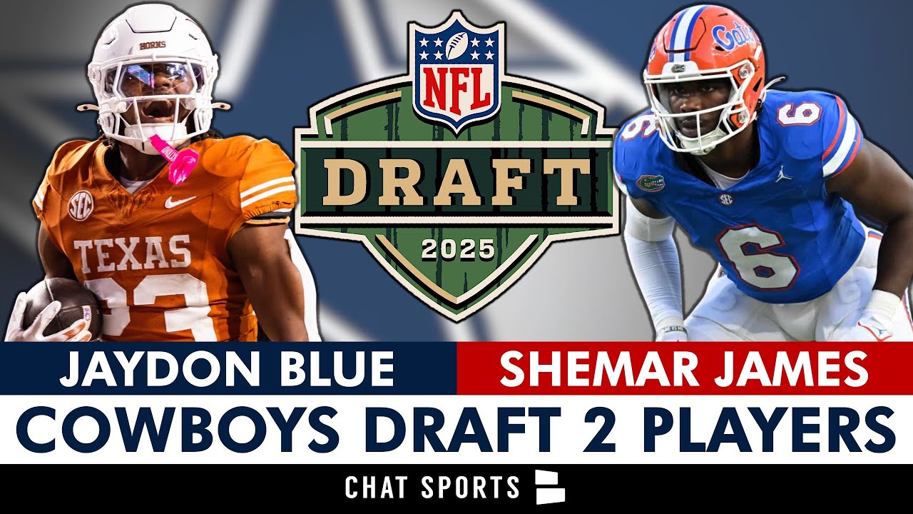 Jaydon Blue & Shemar James Selected By Cowboys With Picks 149 & 152 In 5th Round Of 2025 NFL ...