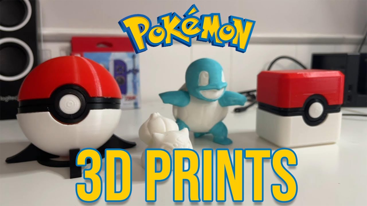 AWESOME POKEMON 3D PRINTS - YouTube