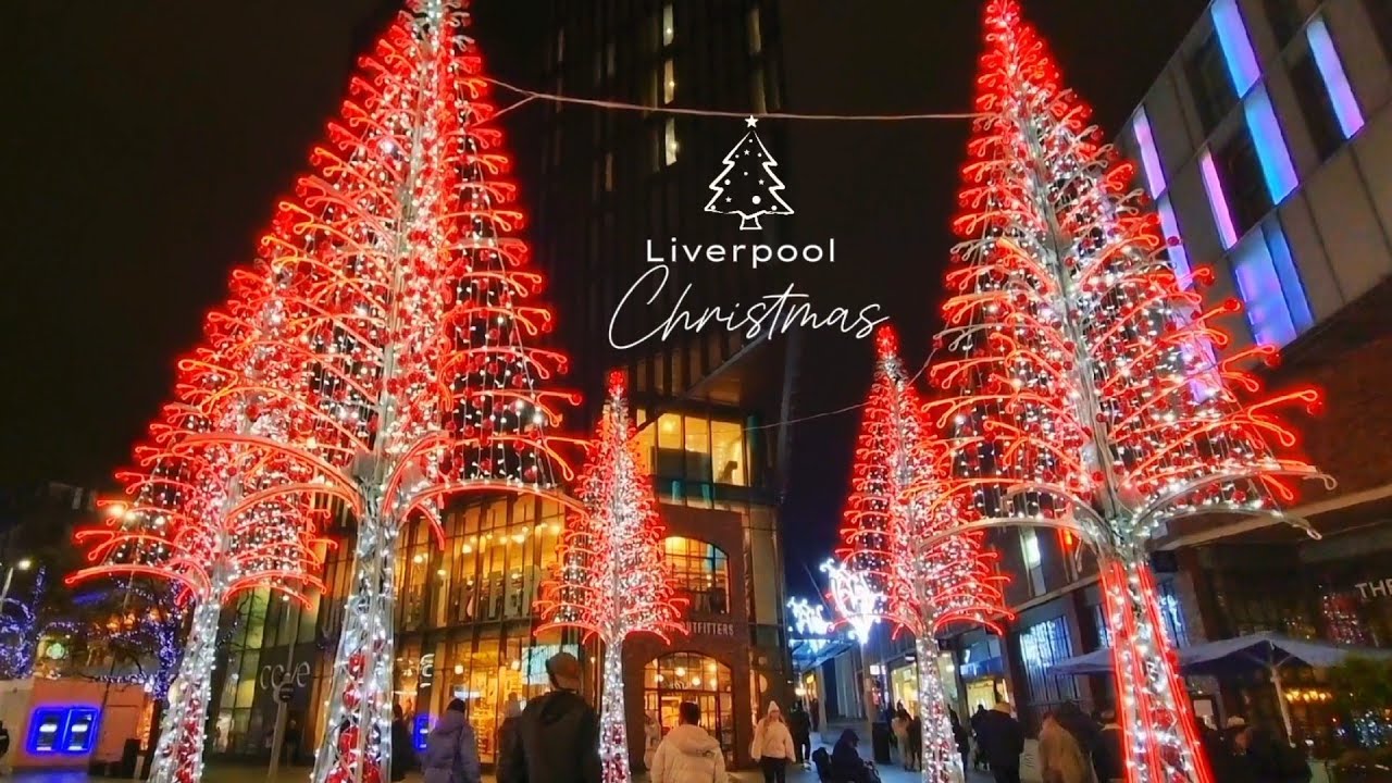 Liverpool Christmas Lights Display | City Centre Festive Walk - YouTube