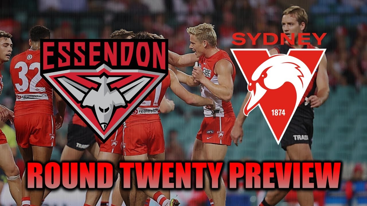 Round 20 Preview! (Essendon v Sydney) - YouTube