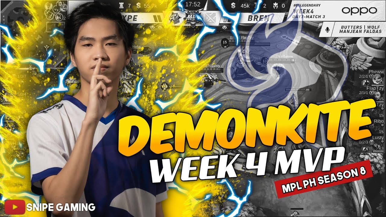 WEEK 4 MVP : DEMONKITE "SUPER ROOKIE" MPL-PH SEASON 8 - YouTube