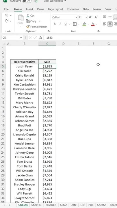 30 Seconds to MASTER Color Coding in Excel for Pro Visuals - YouTube