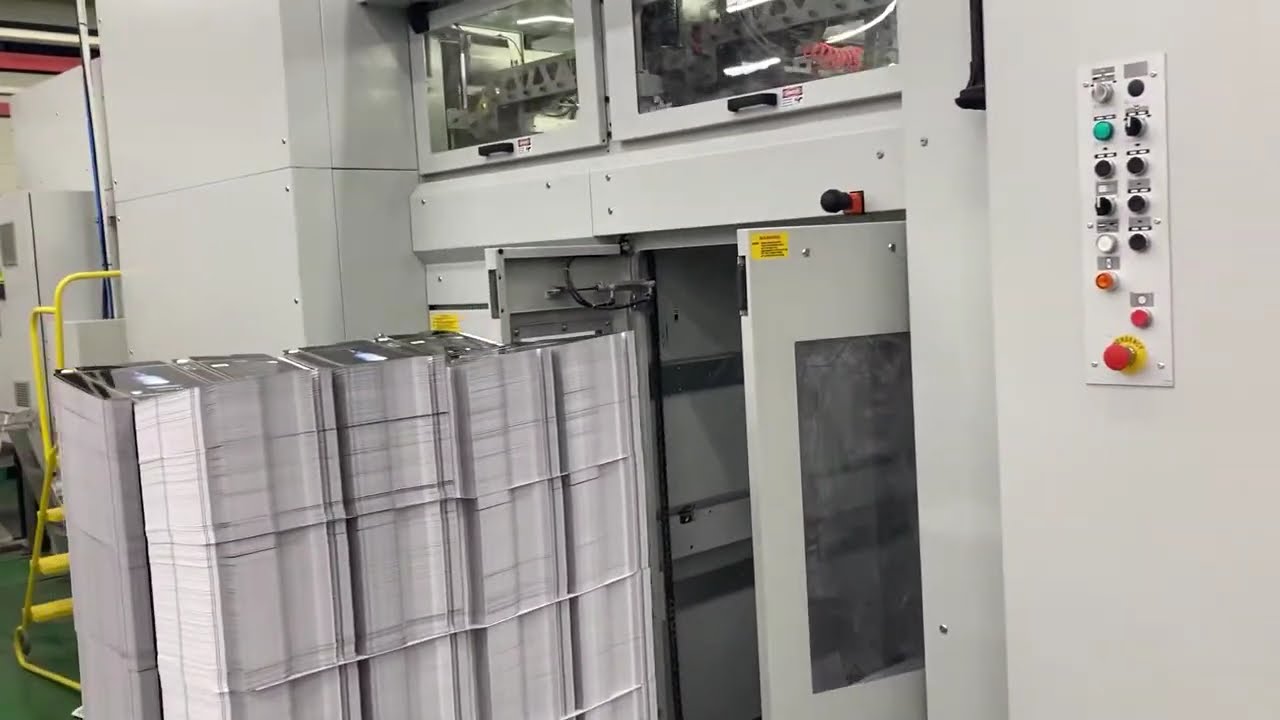 아성코리아 / 1060 블랭킹 톰슨 / 완전 탈지 / ETERNA (BOBST GROUP) / 도무송 / 블랭킹 / ECUT ...