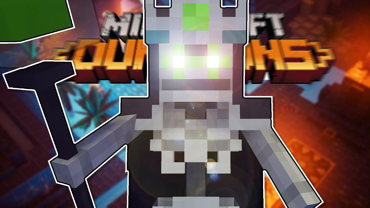 TWO IDIOTS SMASH A SKELETON! | Minecraft Dungeons - YouTube