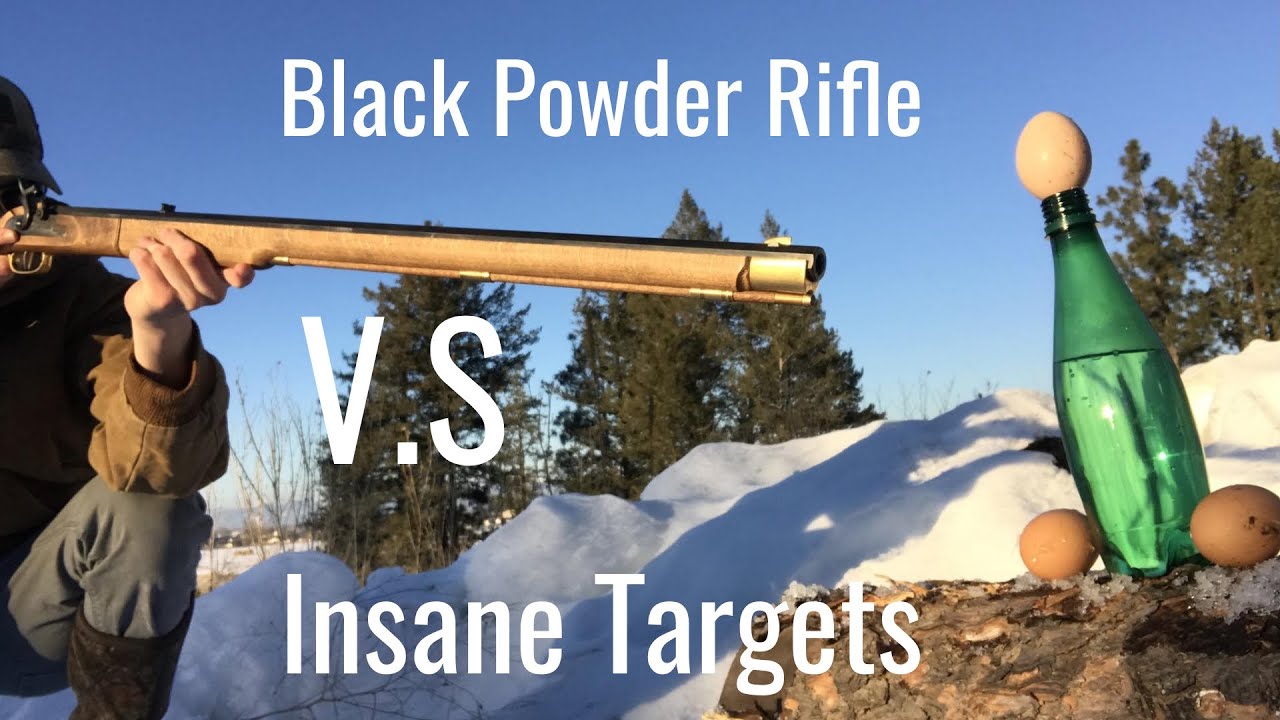 Shooting my Kentucky Long Rifle Muzzleloader at INSANE Targets! - YouTube