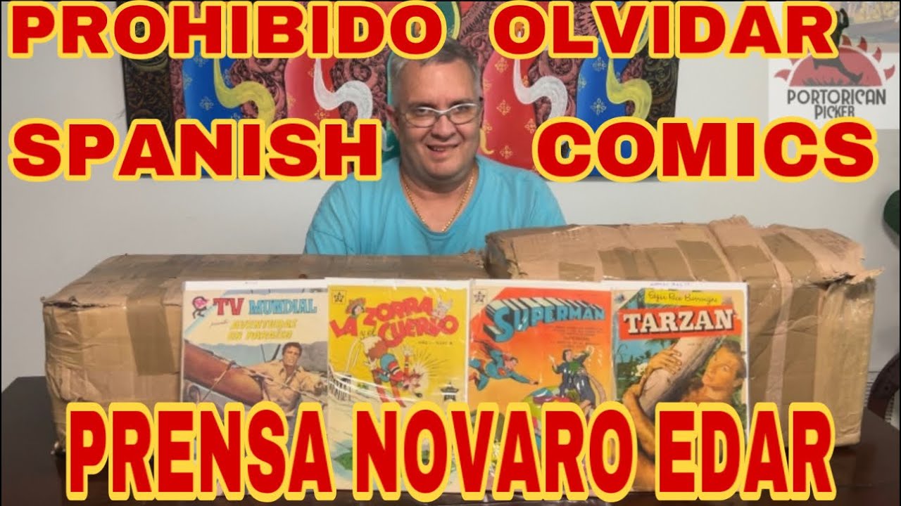 UNBOXING MEXICAN SPANISH COMICS NOVARO LA PRENSA EDAR HISTORIETAS ...
