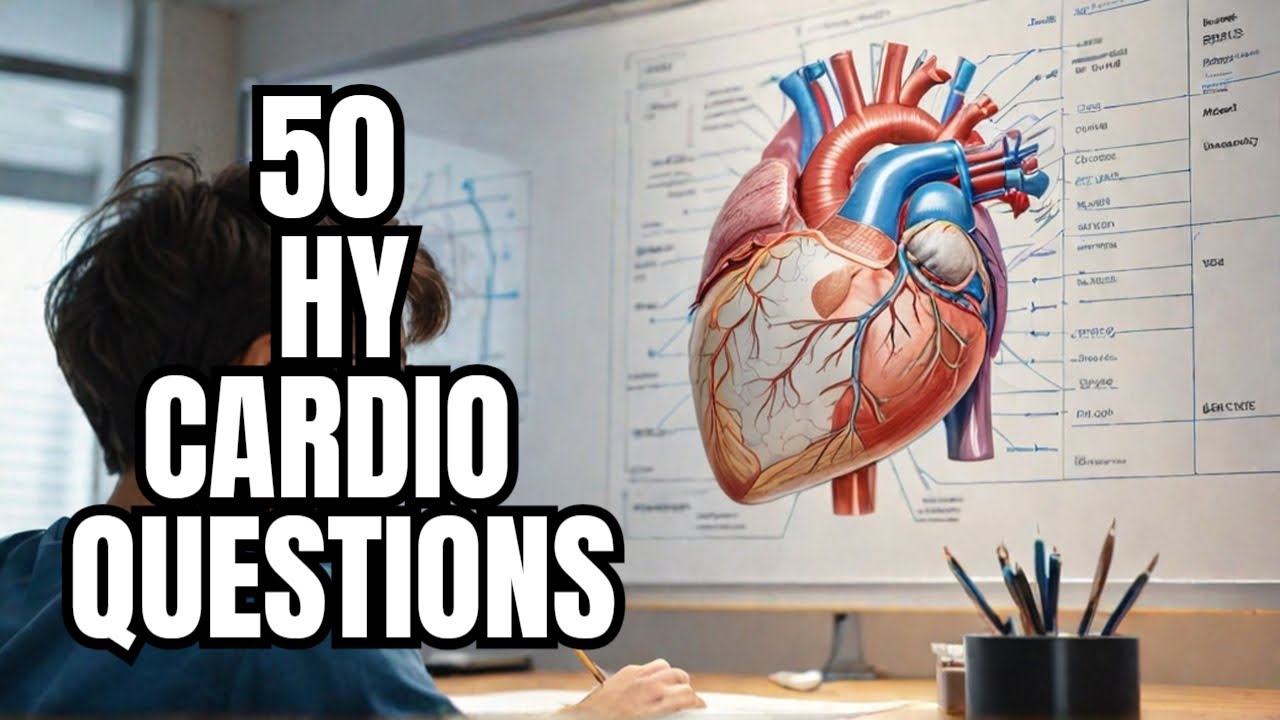 PASS USMLE Step 1 2024 | 50 High Yield Cardio Questions! - YouTube