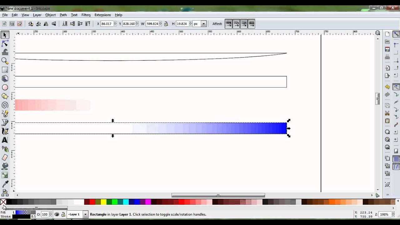 How to make a Signature Bar in Inkscape - YouTube