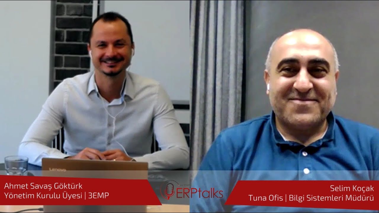 ERPtalks | CRM - ERP Entegrasyonu | Selim Koçak, Tuna Ofis - YouTube