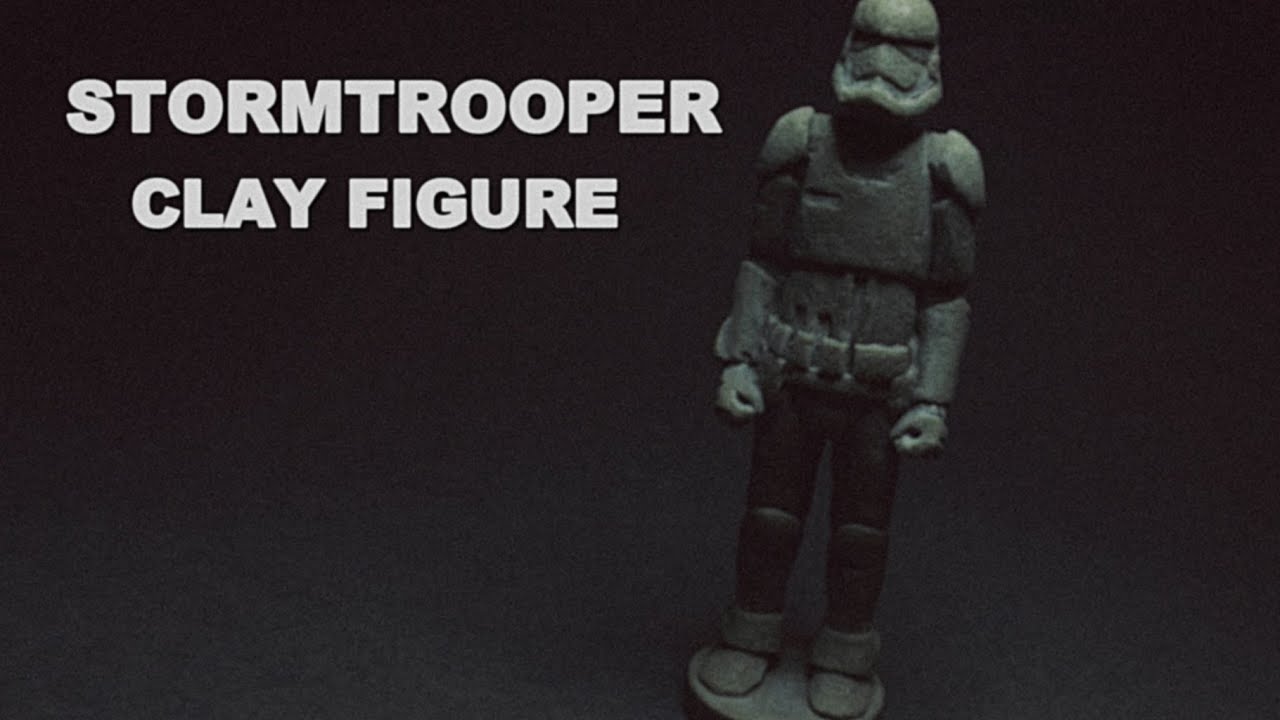 Sculpting STAR WARS STORMTROOPER from CLAY - YouTube