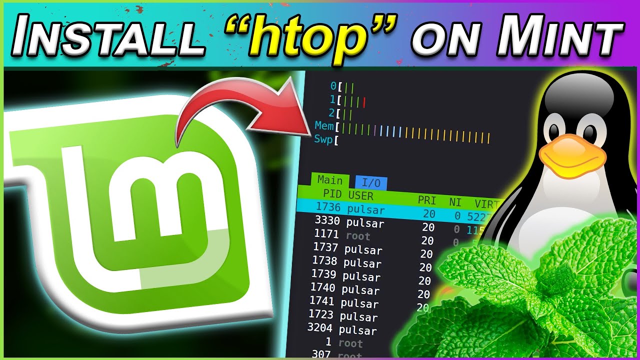 Install HTOP on Linux Mint (Must-Have Tool) - YouTube