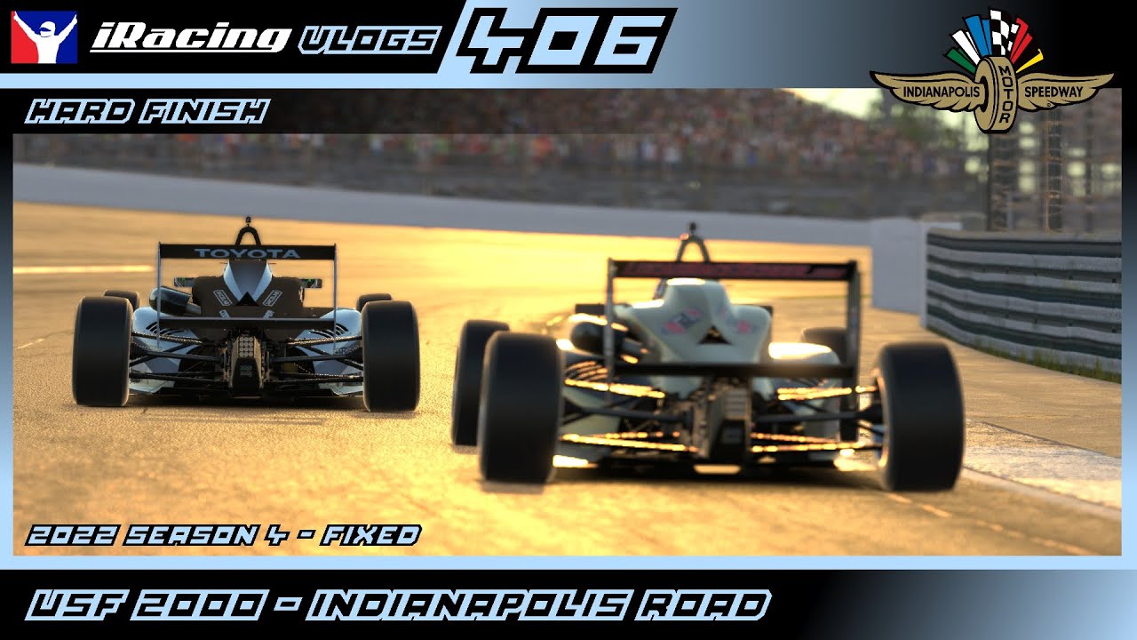 Hard Finish - USF 2000 @ Indianapolis Road - Fixed - iRacing Ep. 406 ...