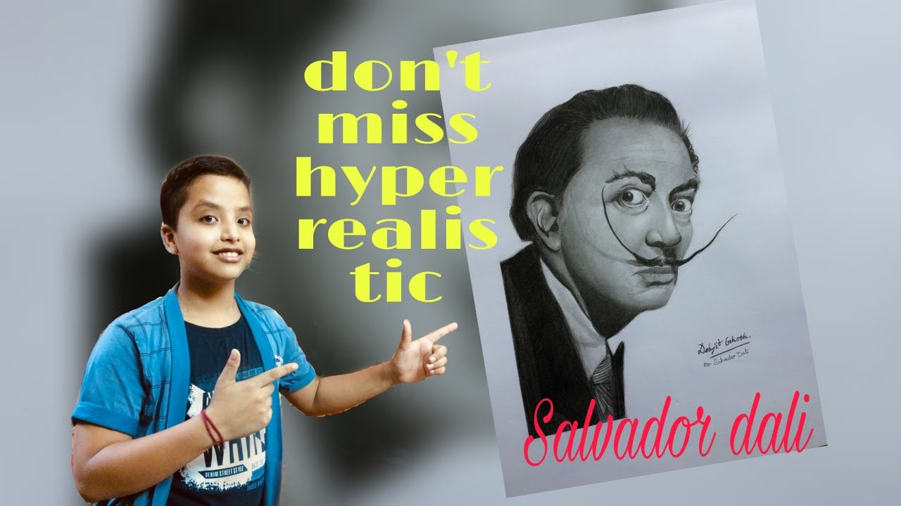 Salvador dali Drawing || Hyper realistic || Don’t miss... - YouTube
