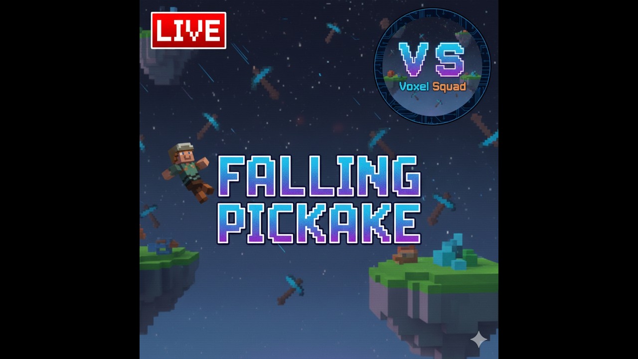 🔴 Minecraft Falling Pickaxe LIVE #shorts #minecraftlive - YouTube