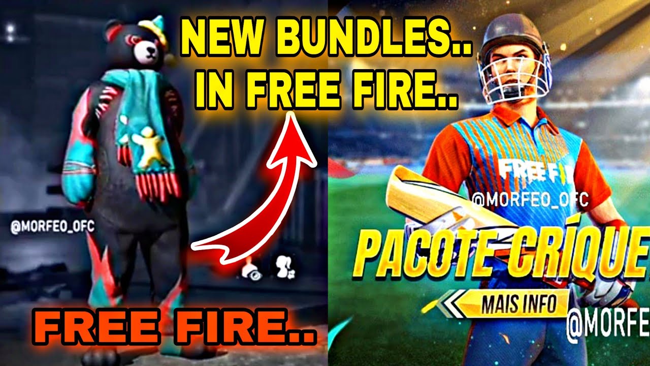 Free fire upcoming bundles || free fire new bundles || new bundles in ...