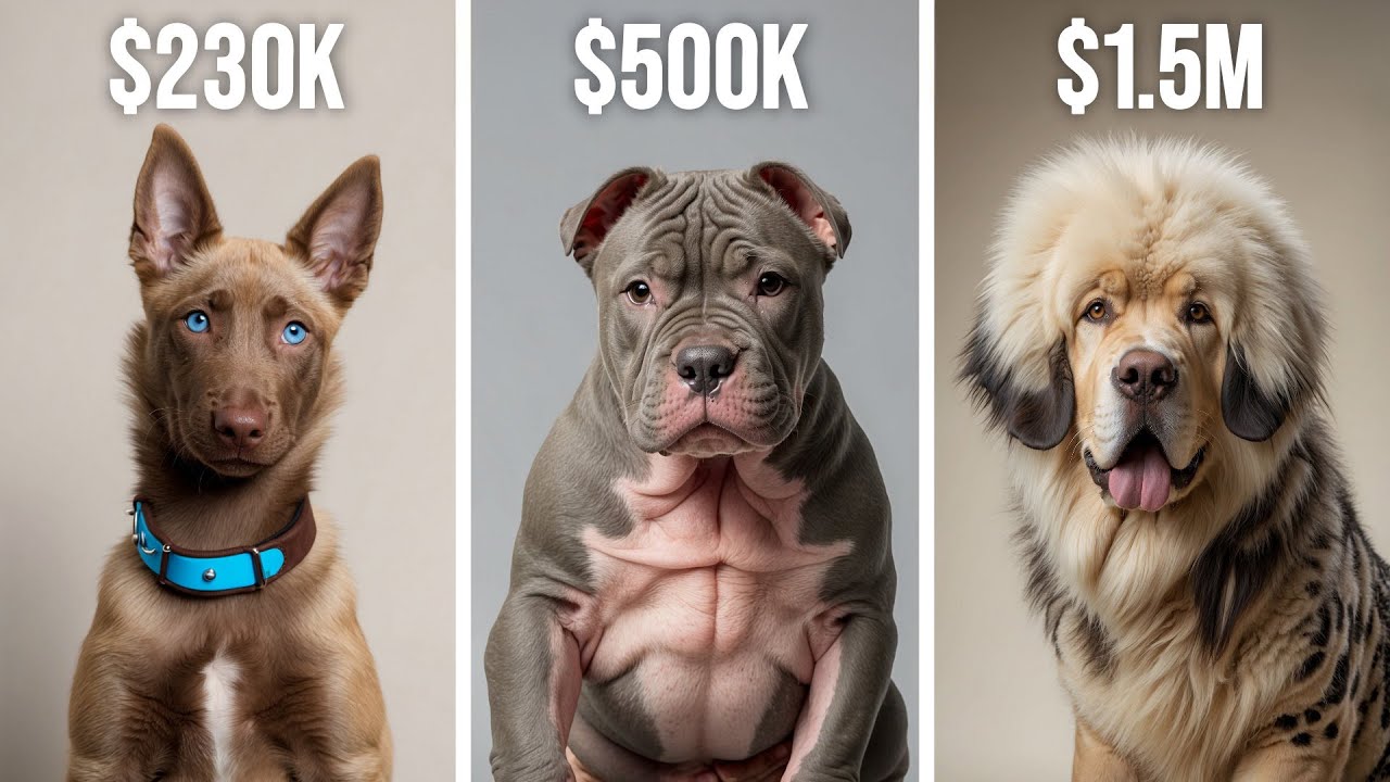The 10 Most Expensive Dog Breed Types Ever Sold - YouTube