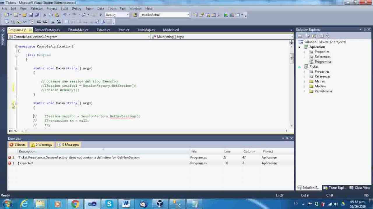 C# Hibernate SQLServer - YouTube