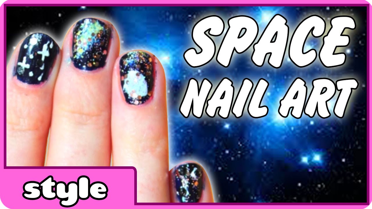Space Nail Art | DIY Easy Nail Art | Easy Nail Art Designs at Home ...