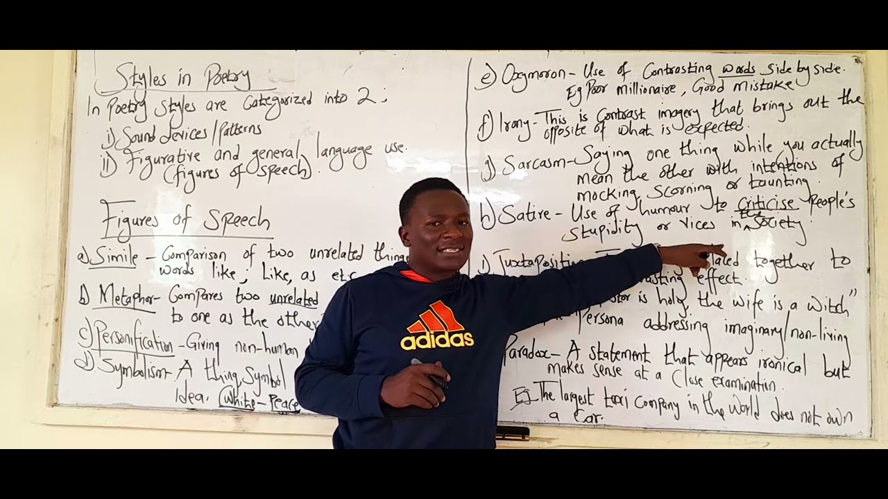 STYLES IN POETRY/FIGURES OF SPEECH. KCSE PP2 - YouTube