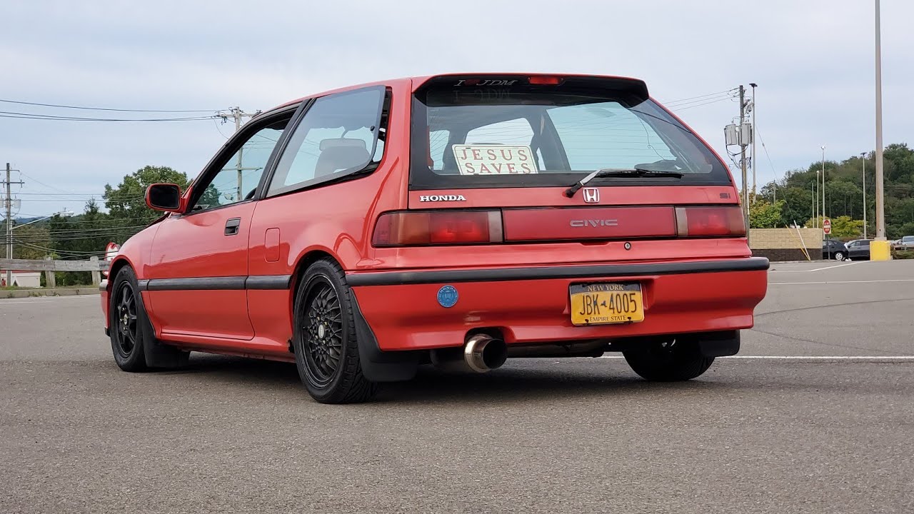1991 Honda Civic EF si edit - YouTube