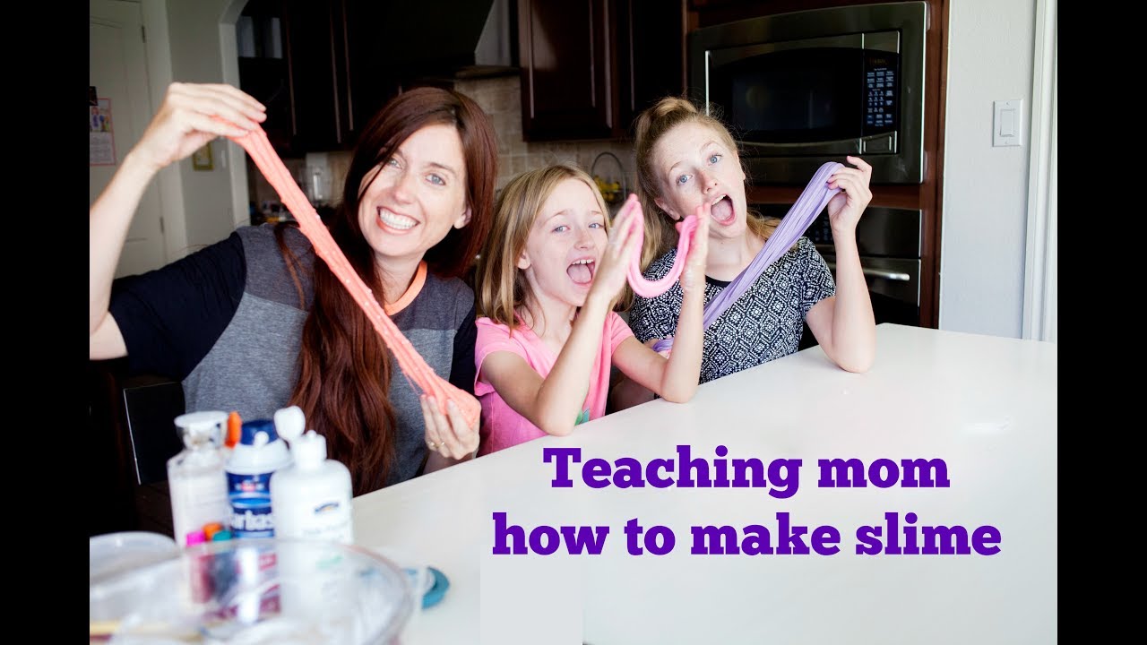 Simple Slime Tutorial: Teach mom how to make slime//Spill the ...
