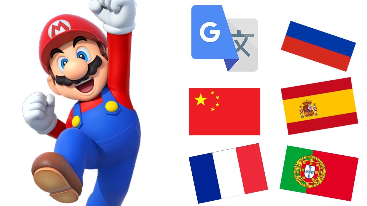 MARIO IN DIFFERENT LANGUAGES | GOOGLE TRANSLATION MEME - YouTube