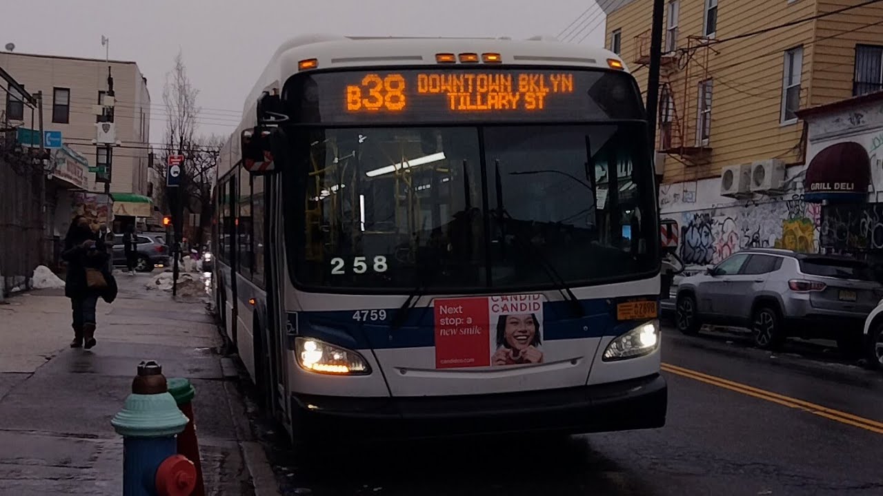 MTA NYCB | 2012-13 New Flyer XD60 #4759 on the B38 Limited (READ ...