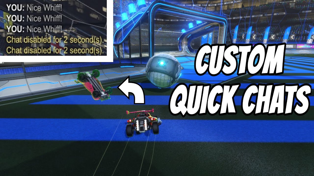 HOW TO MAKE CUSTOM ROCKET LEAGUE QUICKCHATS ***EASY - YouTube