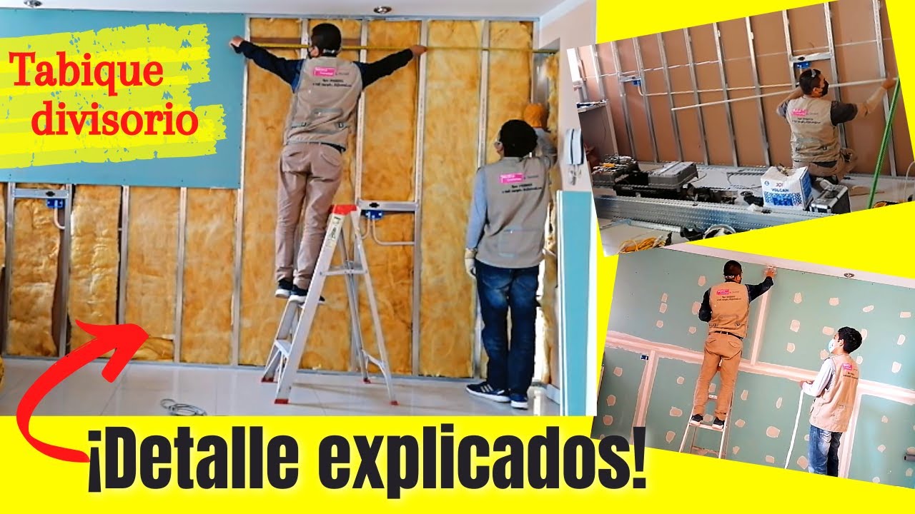 TODO LO QUE TIENES QUE SABER PARA HACER UN MURO DIVISORIO CO DRYWALL ...