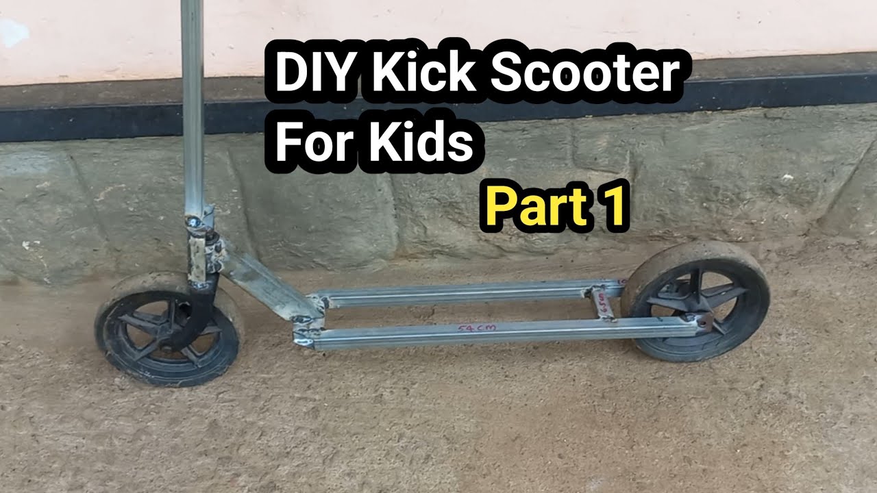 Making of DIY Kick Scooter for Kids Part 1/ Malayalam - YouTube