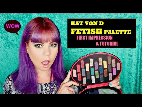 Kat Von D Fetish Palette | First impression, swatches & tutorial