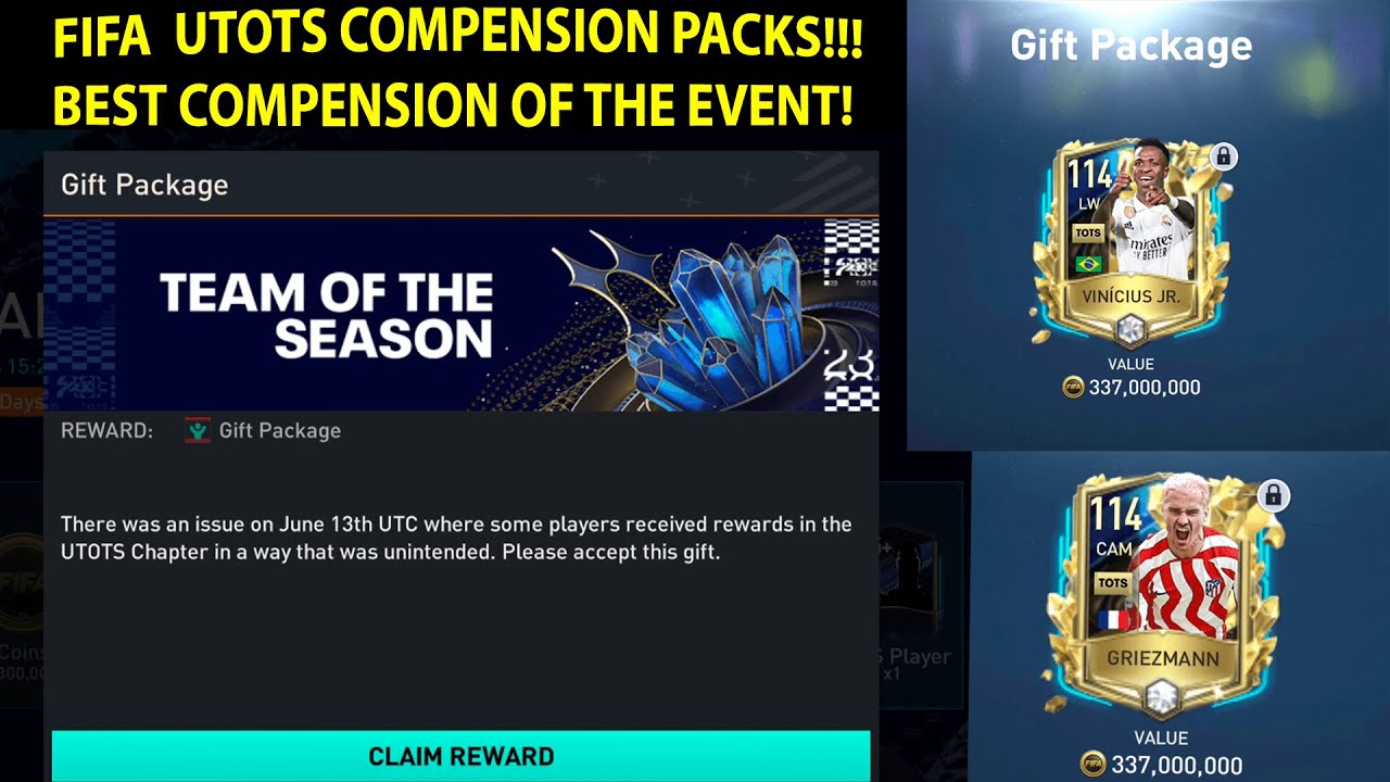 FIFA UTOTS COMPENSION PACKS!!! BEST COMPENSION OF THE EVENT! - YouTube