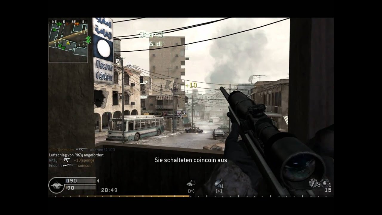 CoD4 Sniping part 3 -=Crossfire gameplay=- - YouTube