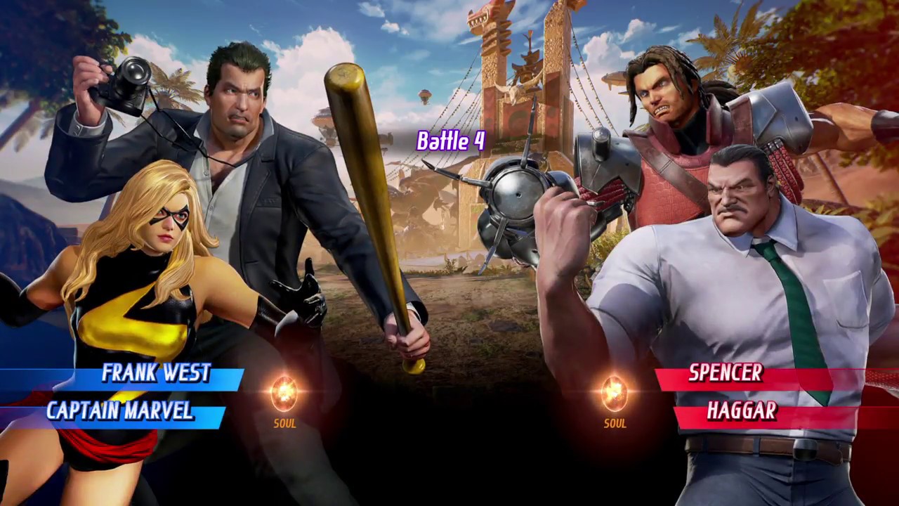 MARVEL VS. CAPCOM: INFINITE Frank West,Captain Marvel Alt. Gameplay In ...