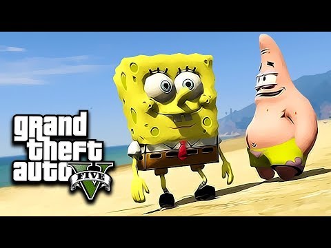 Gta 5 Mods - Spongebob's Mod W/ Spongebob, Patrick Starfish In Space ...