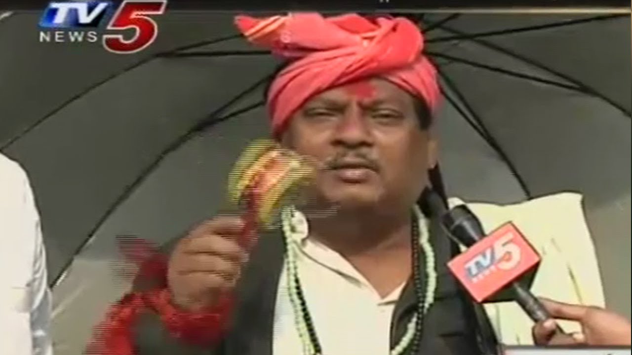 MP Siva Prasad Turns As Budabukkala Saibu - YouTube